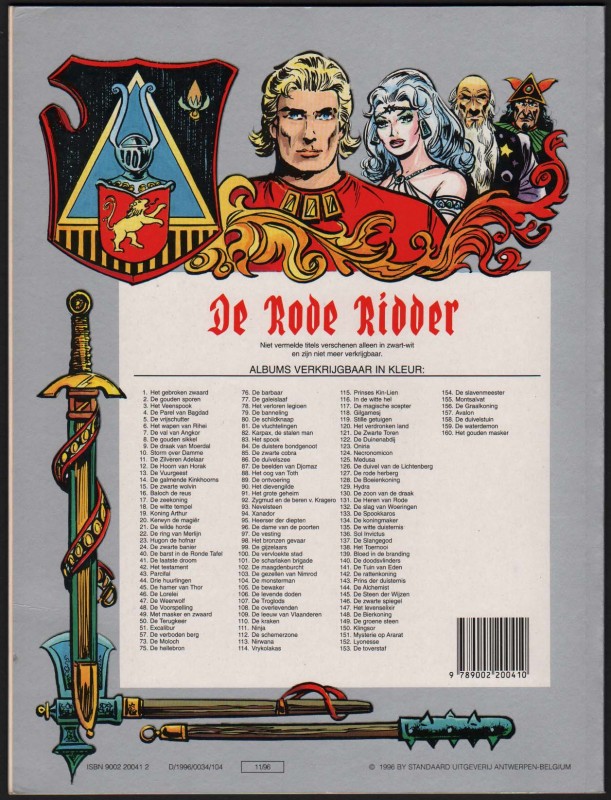Het Gouden Masker - Rode Ridder Vol.160 Comic book sc by Willy ...