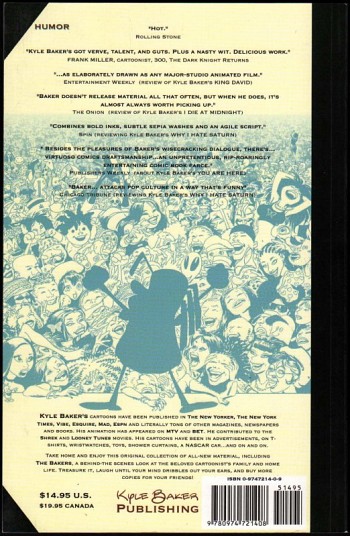 Kyle Baker Cartoonist - Kyle Baker Cartoonist Vol.1 Comic book sc by ...